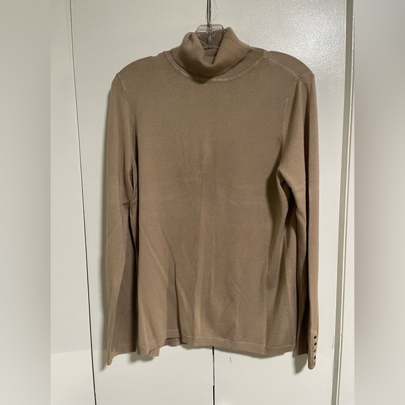 Sharon Young | Sweaters | Vintage 8s Sharon Young Tan Turtleneck ...